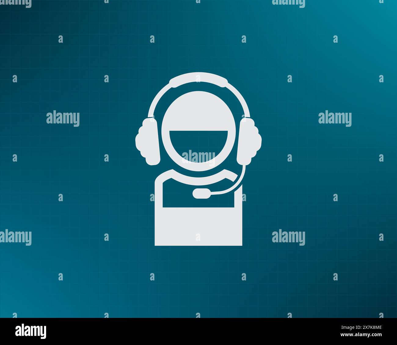 Man in headphones icon Stock Vector Images - Alamy