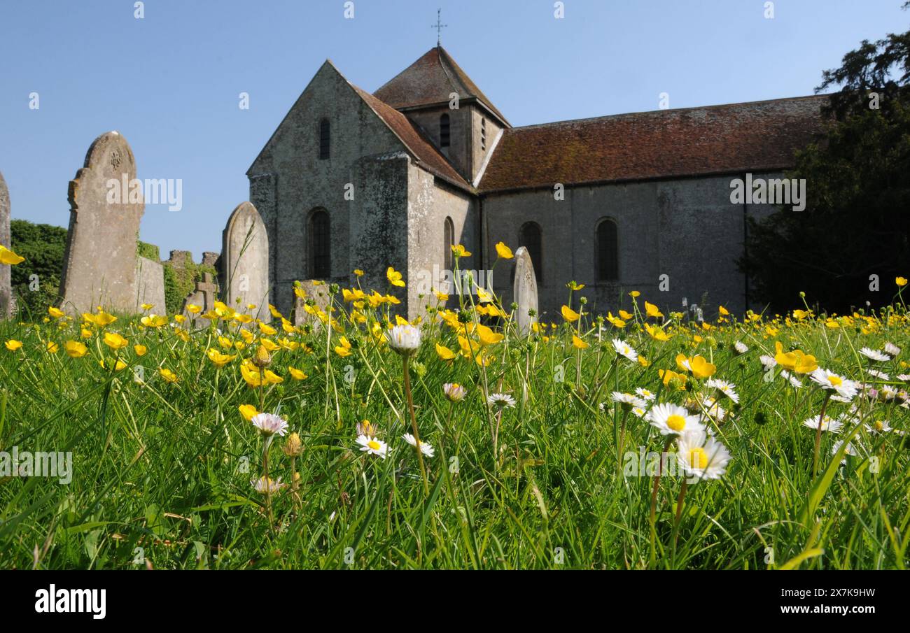ST. MARY'S CHURCH IN THE GROUNDS OF PORTCHESTER CASTLE BUILT BY THE ...