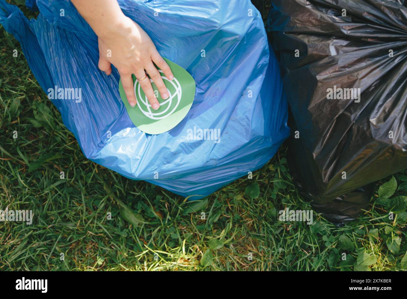 Sticker on plastic bag hi-res stock photography and images - Alamy