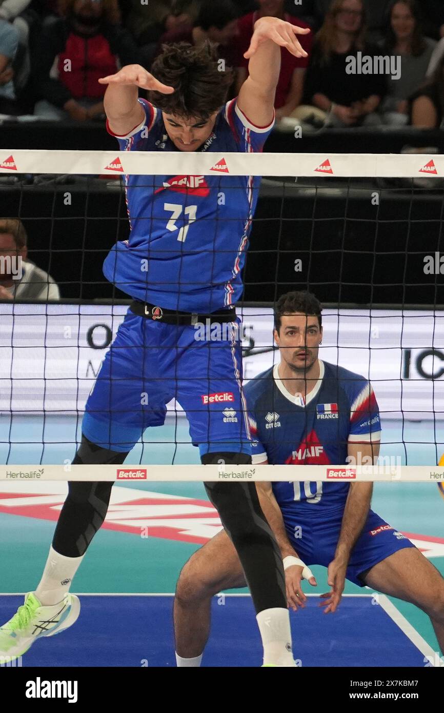 Yacine Louati and Joris Seddik of France during the International ...