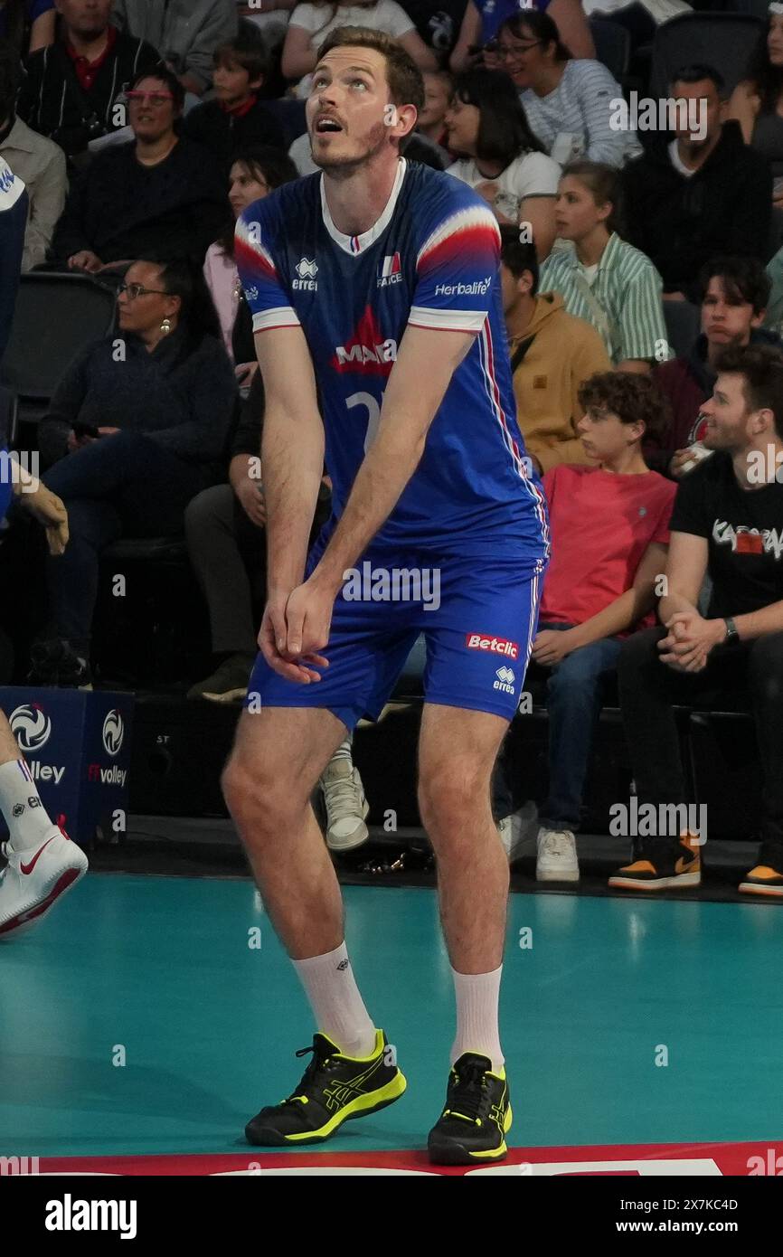 Quentin Jouffroy of France during the International Friendly Volleyball ...