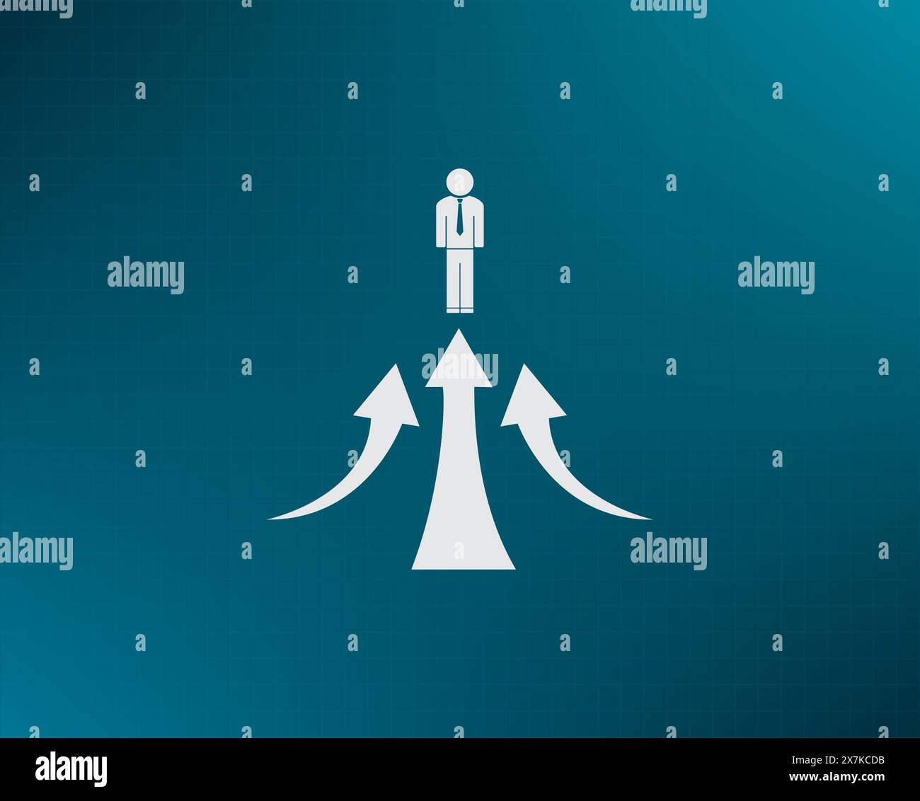 Blue gradient bar chart Stock Vector Images - Alamy
