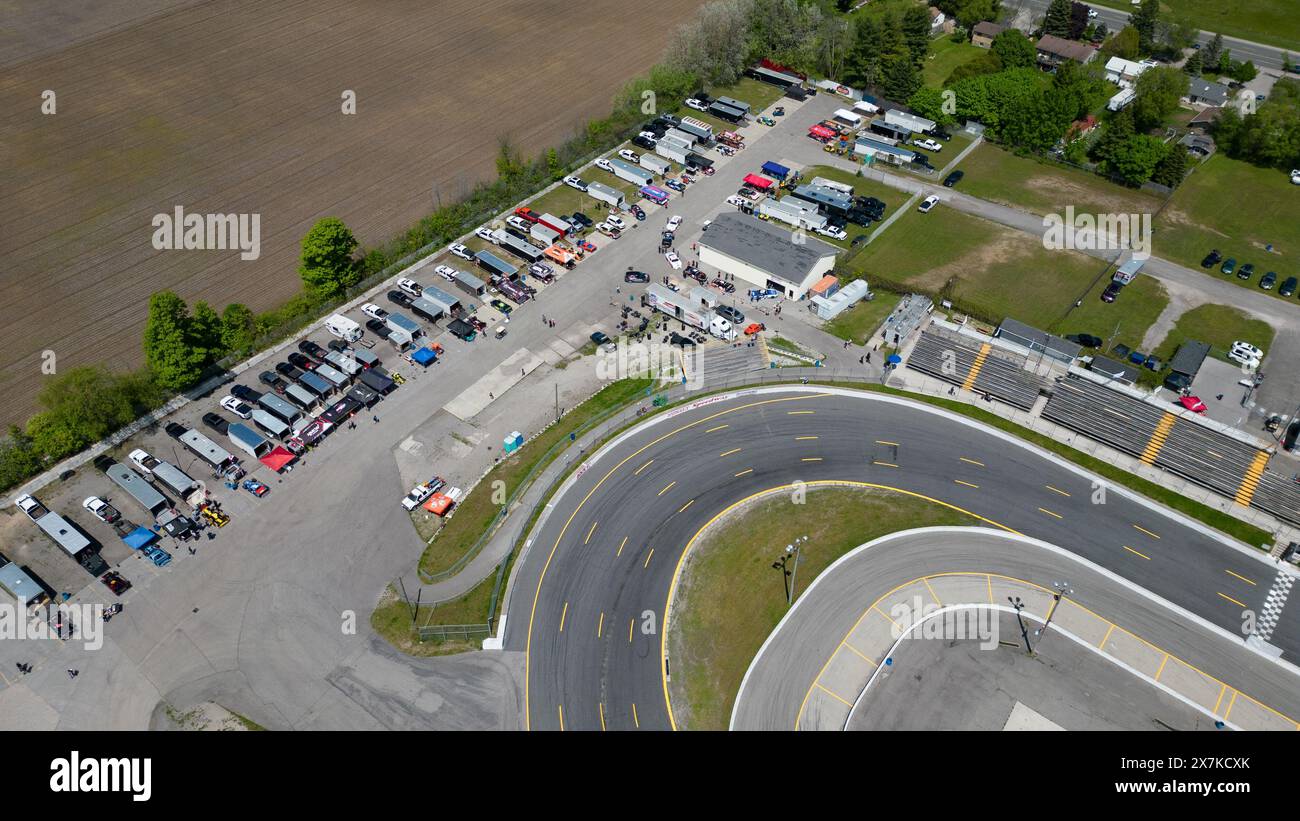 Innisfil, Canada. 18th May, 2024, Sunset Speedway opens with the APC ...