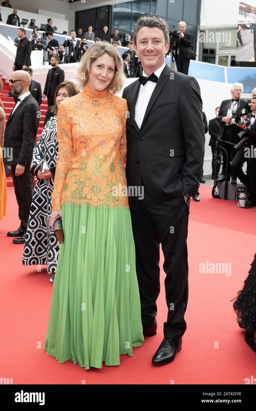 Cannes, France. 20th May, 2024. Benjamin Griveaux and wife Julia ...