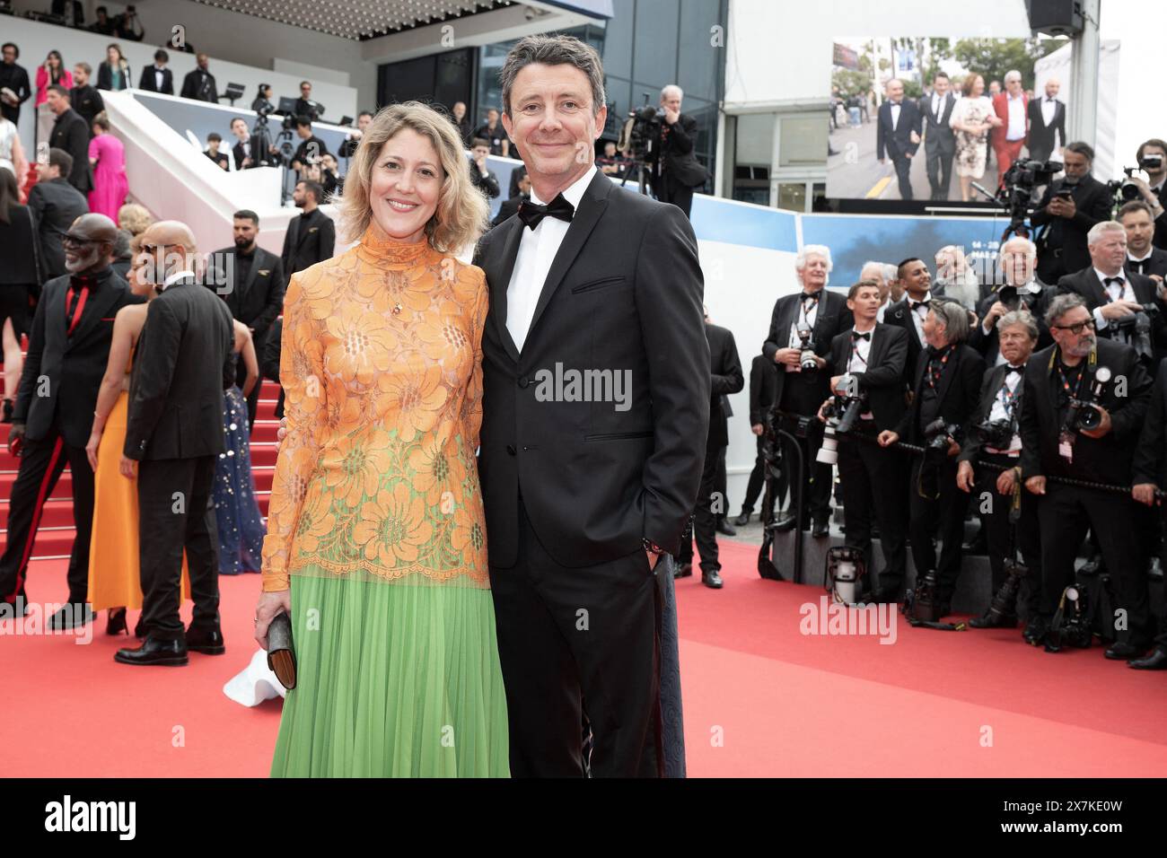 Cannes, France. 20th May, 2024. Benjamin Griveaux and wife Julia ...
