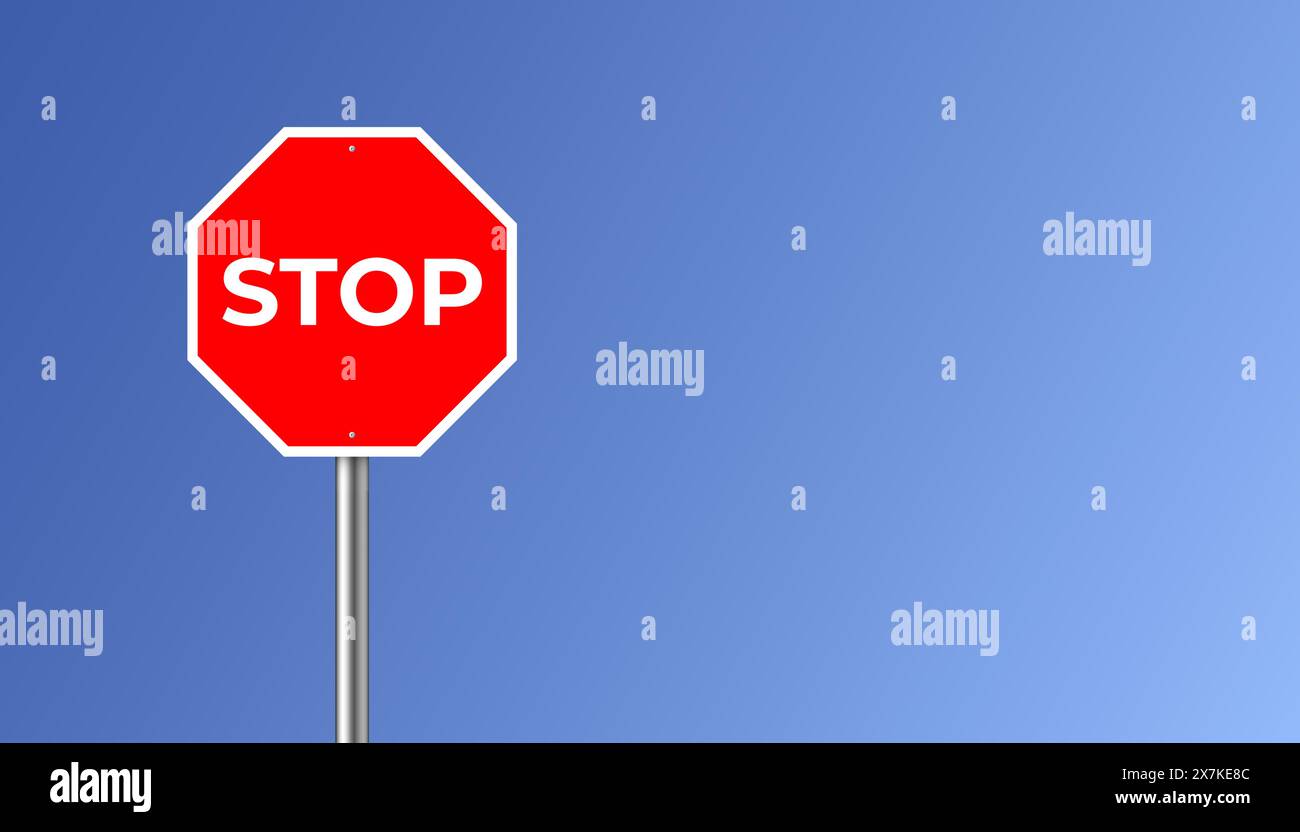 Drivers stop sign Stock Vector Images - Alamy