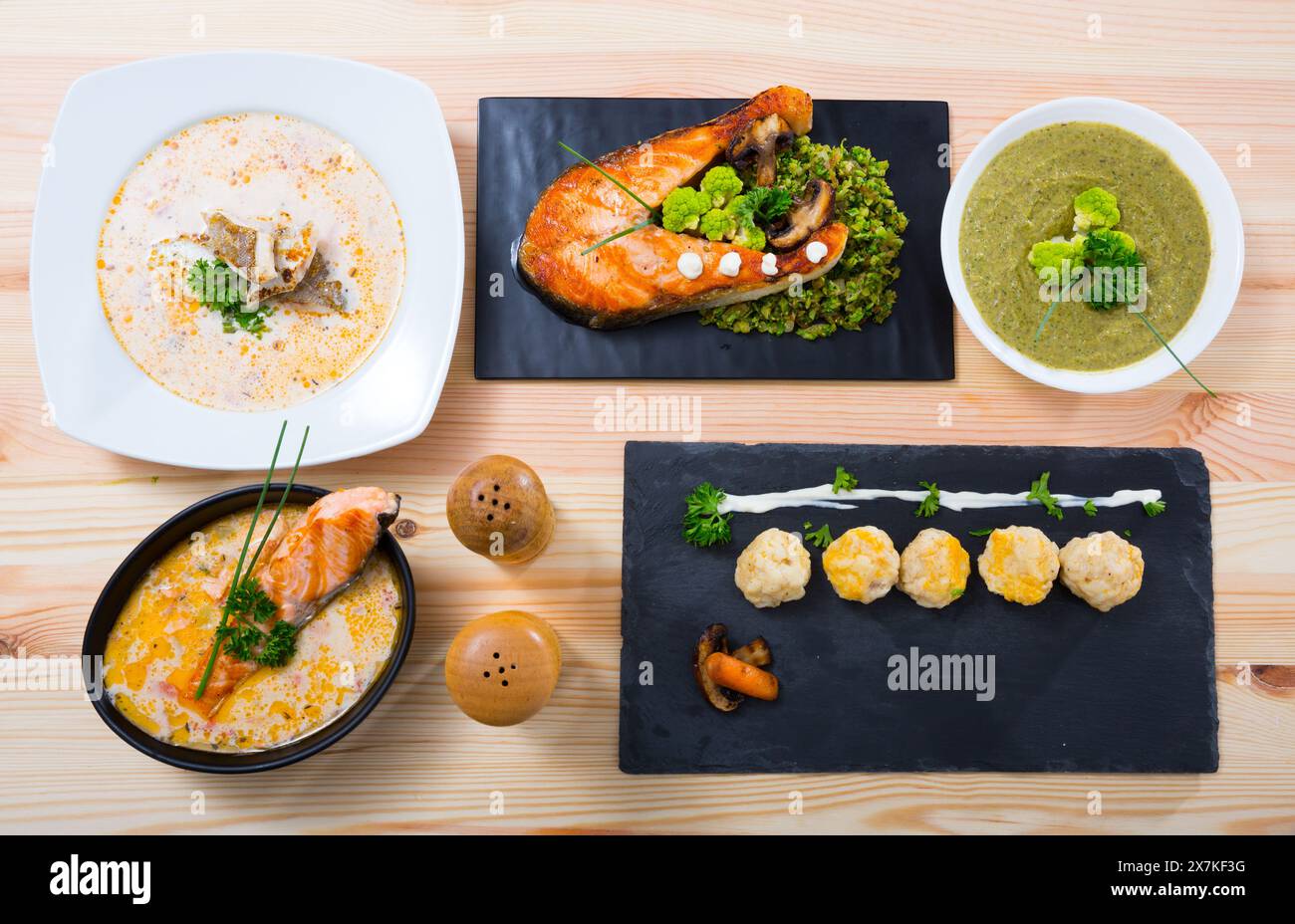 Set of Norwegian dishes Stock Photo - Alamy