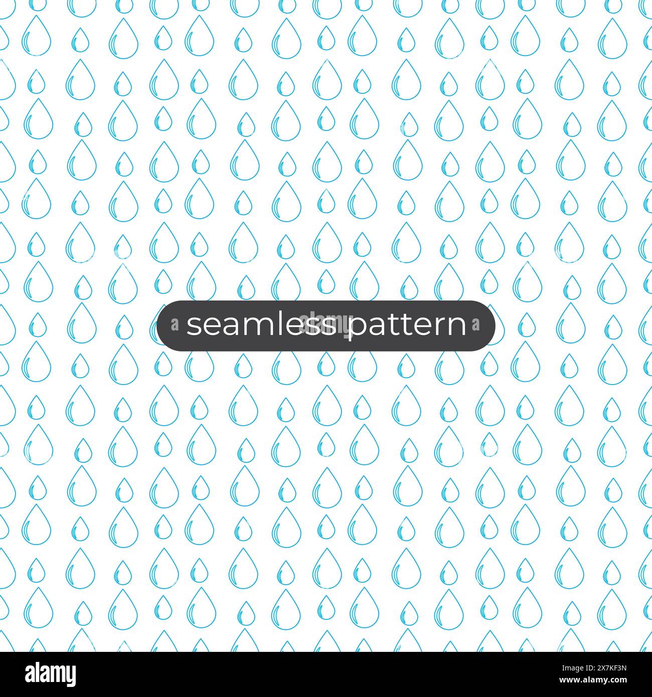 Vector water drop pattern design background with seamless patern style ...