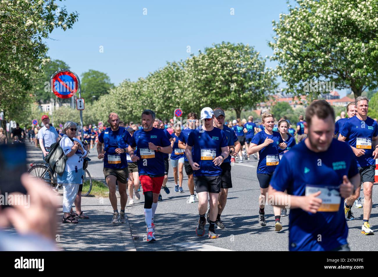 King Frederik of Denmark running at Royal Run, Aarhus Denmark 21 May ...