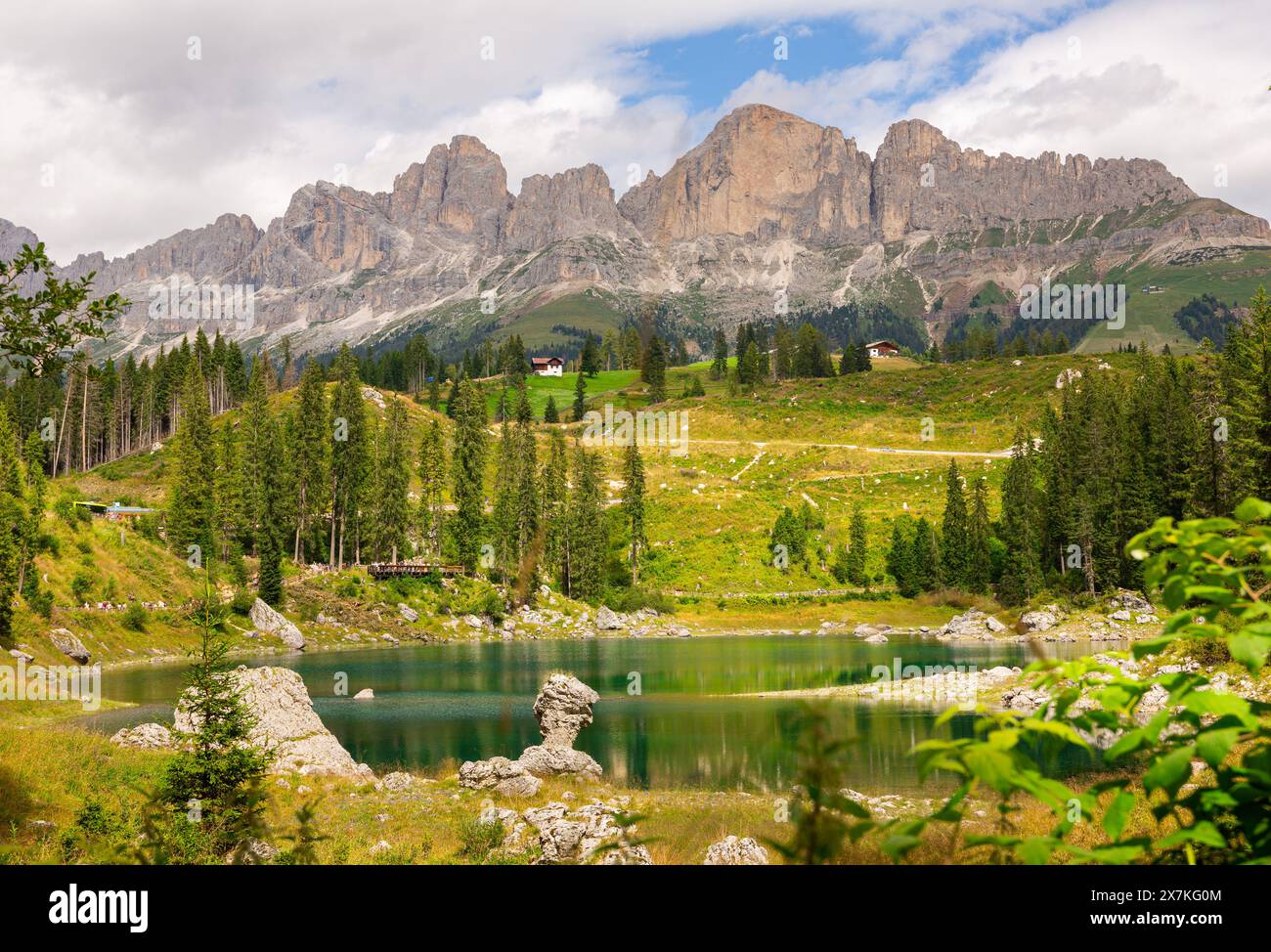 Green blue famous karersee hi-res stock photography and images - Alamy