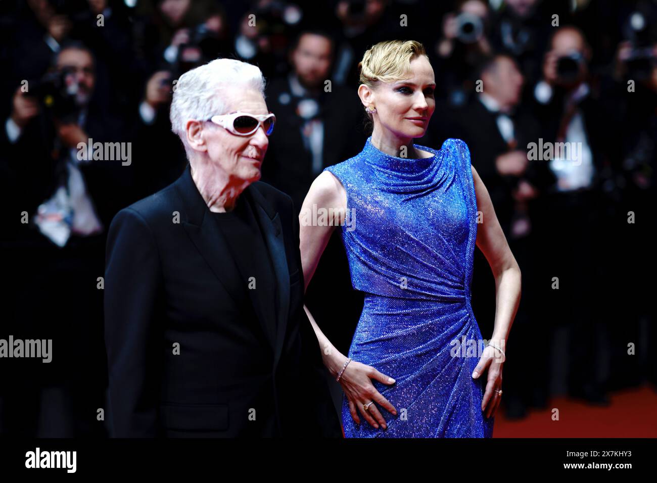 Cannes, France. 20th May, 2024. David Cronenberg and Diane Kruger attends The Shrouds (Les ...