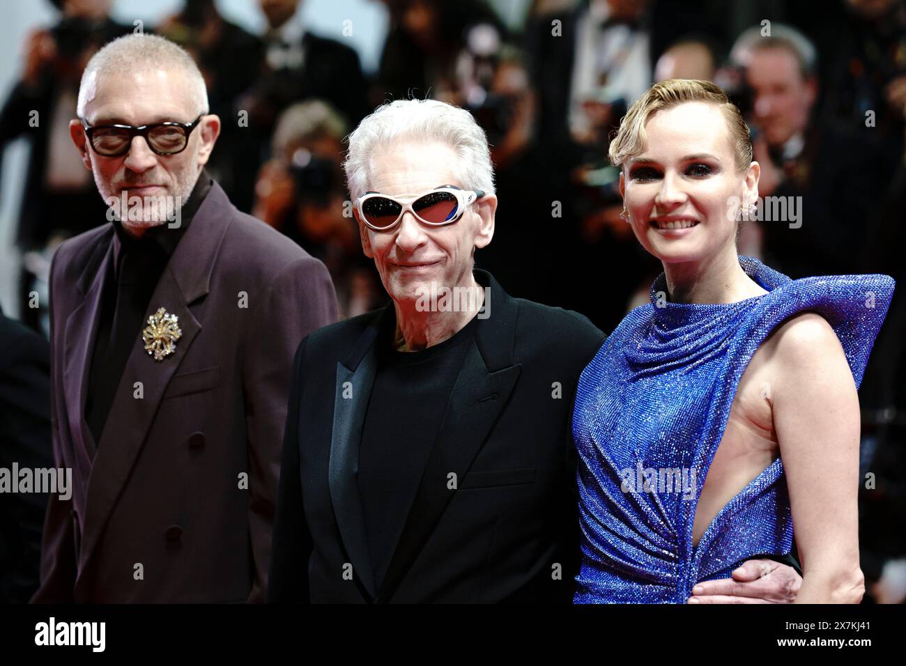 Cannes, France. 20th May, 2024. Vincent Cassel, David Cronenberg and Diane Kruger attends The ...