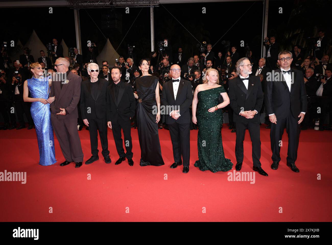 Cannes, France. 20th May, 2024. Vincent Cassel, David Cronenberg, Diane Kruger, Guy Pearce ...