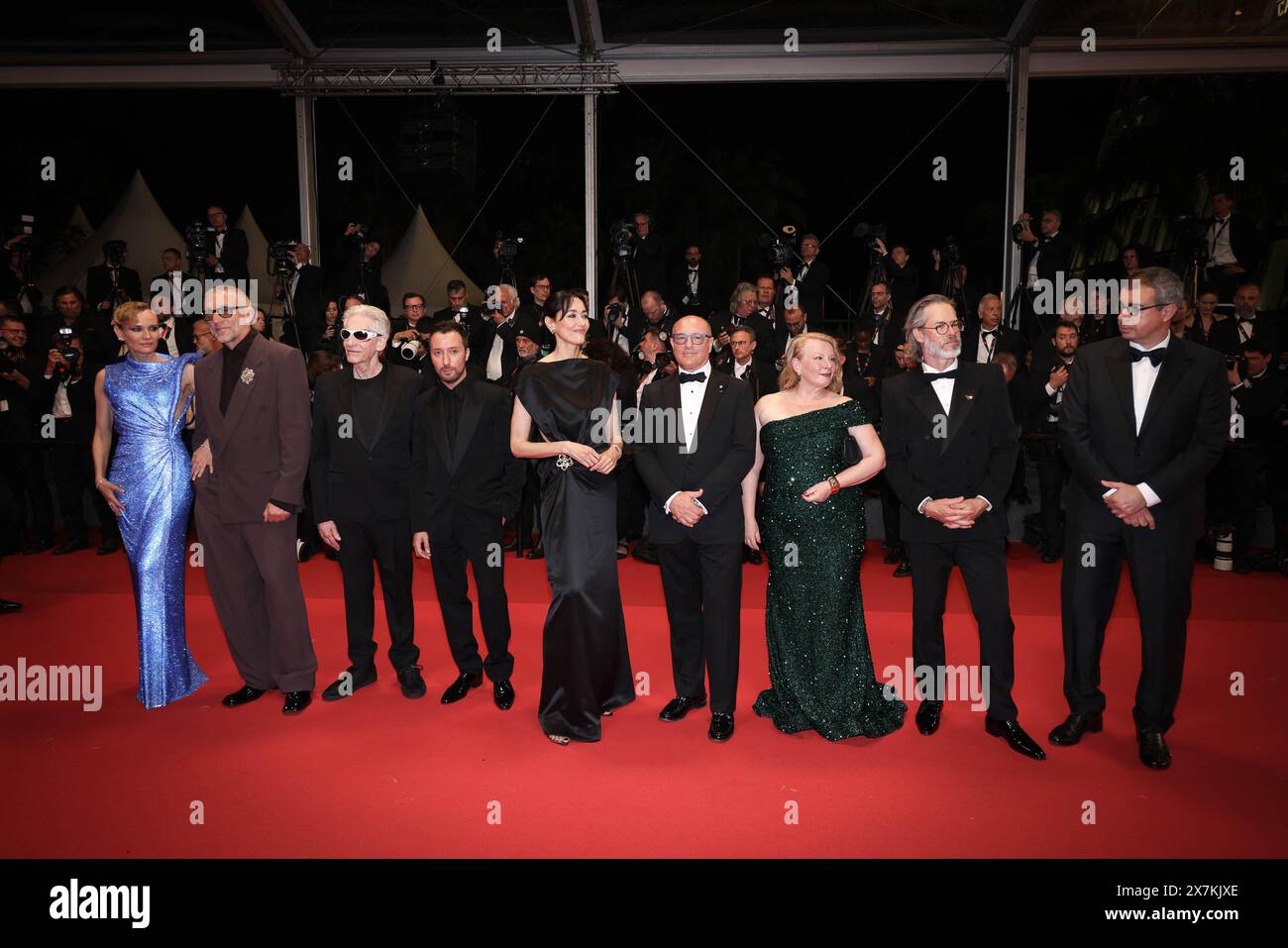Cannes, France. 20th May, 2024. Vincent Cassel, David Cronenberg, Diane Kruger, Guy Pearce ...