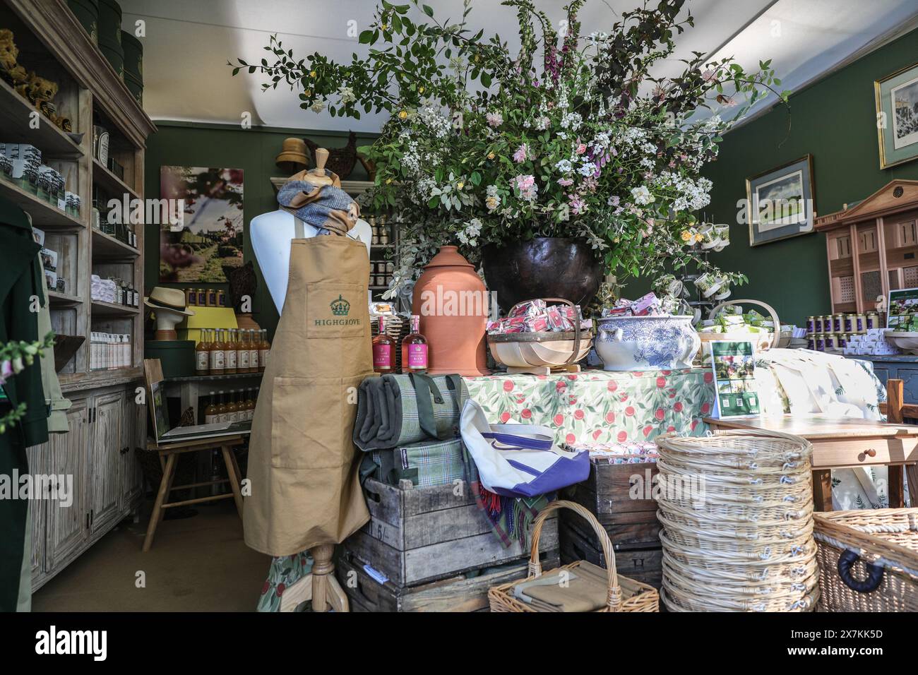 London, UK. 20th May, 2024. The Highgrove Gardens booth. RHS Chelsea ...