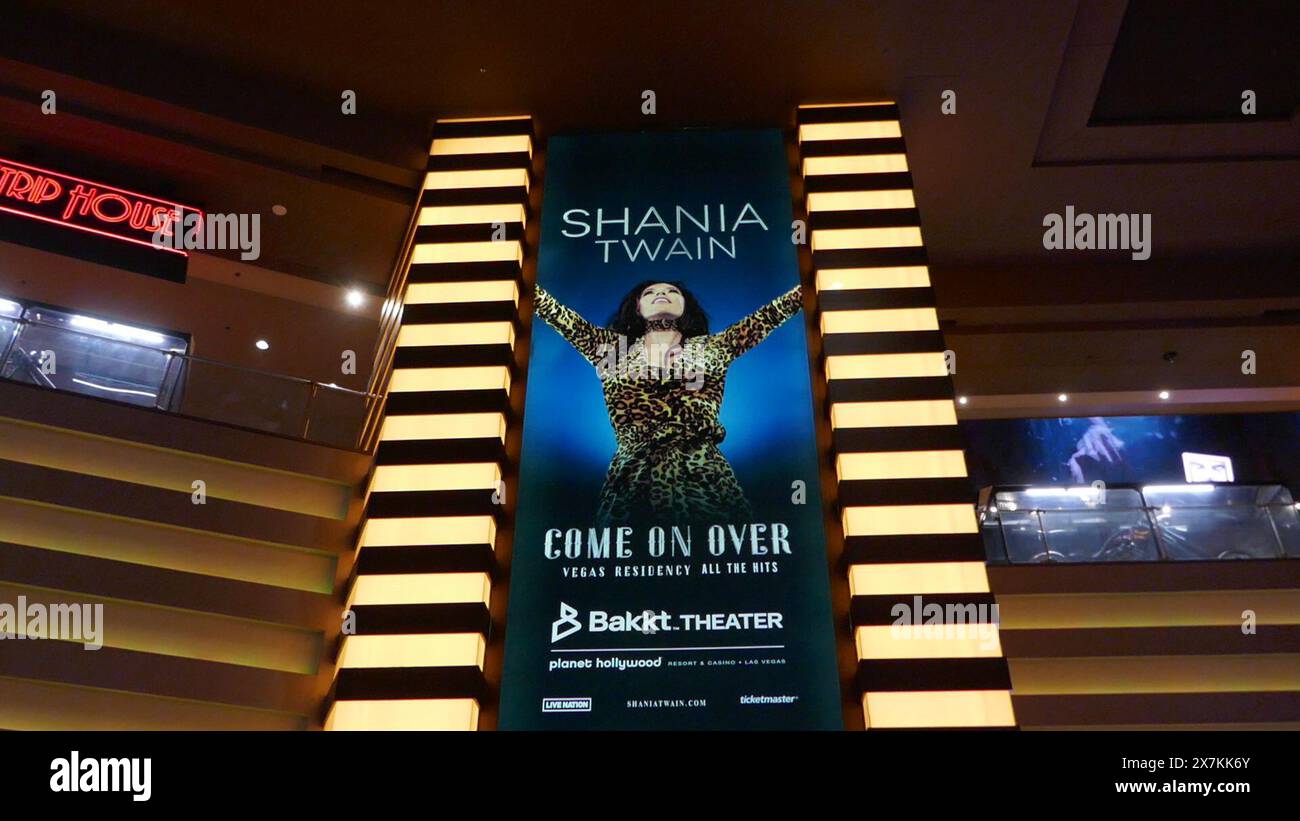 Las Vegas, Nevada, USA 15th May 2024 Singer Shania Twain Come On Over ...