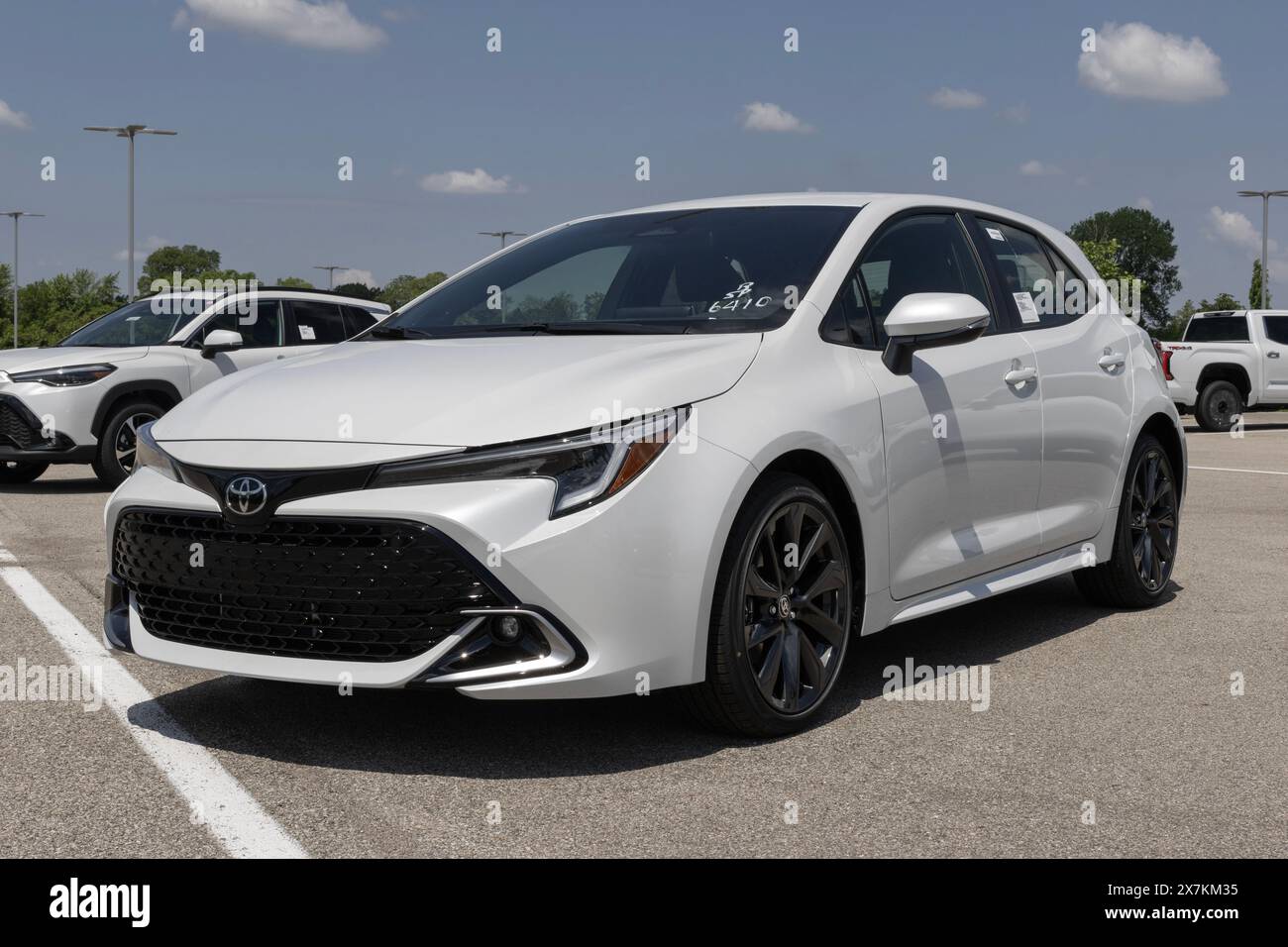 Noblesville - May 19, 2024: Toyota Corolla Hatchback display. Toyota ...