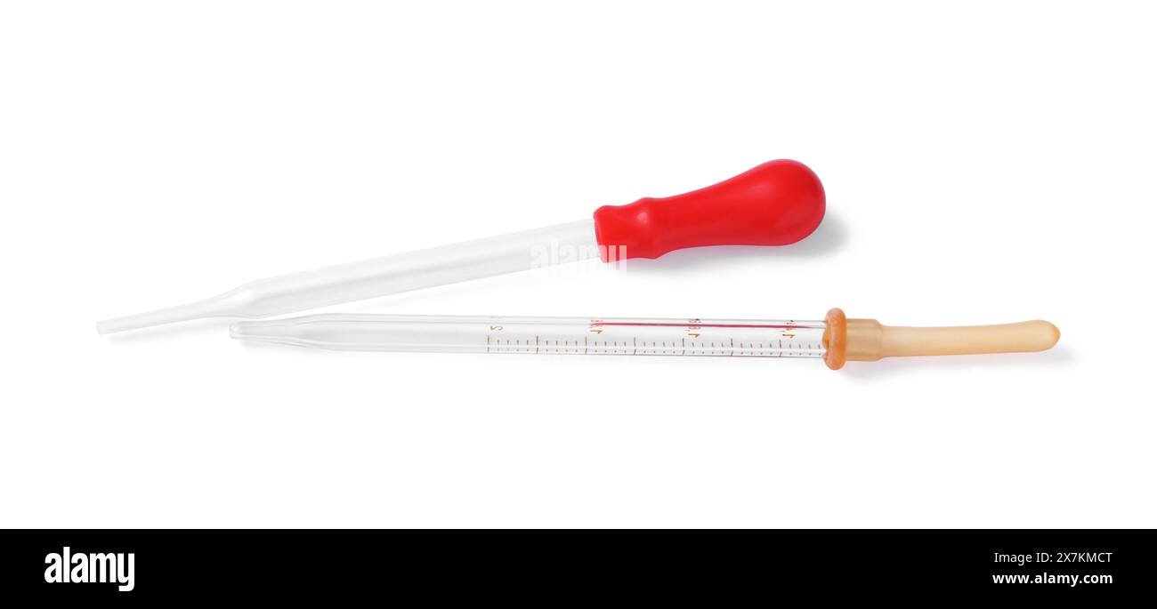 White pipettes hi-res stock photography and images - Alamy