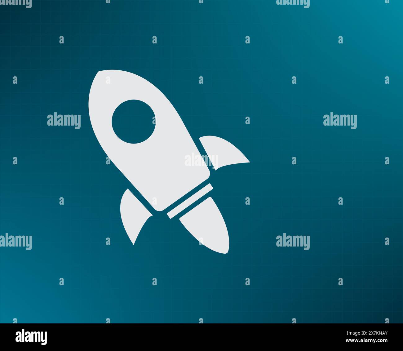 Rocket flying icon image hi-res stock photography and images - Alamy
