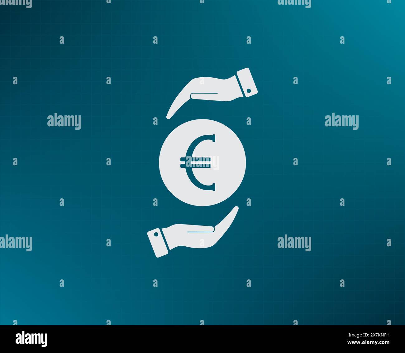 Euro icon in circle shape hi-res stock photography and images - Alamy
