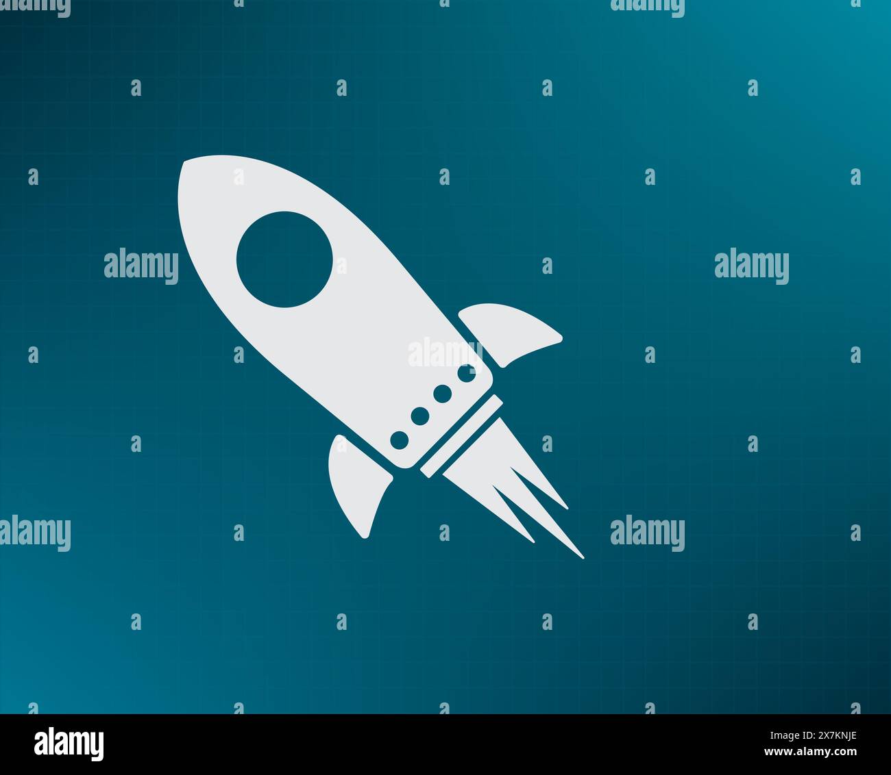 Flying rocket icon image hi-res stock photography and images - Alamy