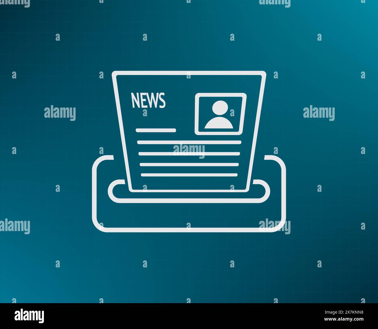Newspaper, press, news vector icon Stock Vector Image & Art - Alamy
