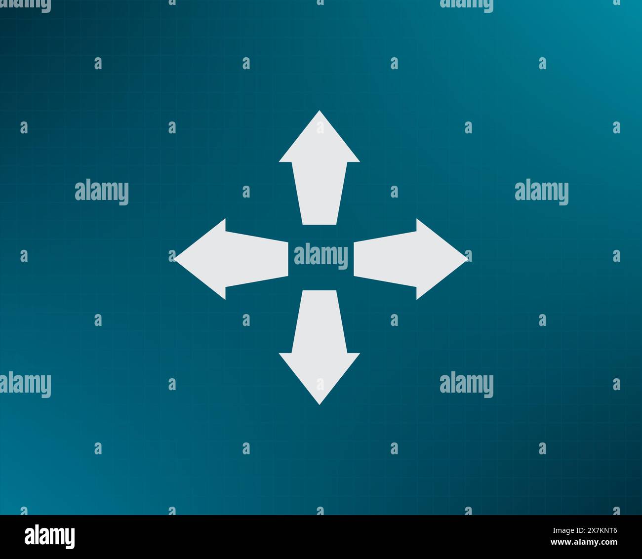 Four arrows logo hi-res stock photography and images - Alamy