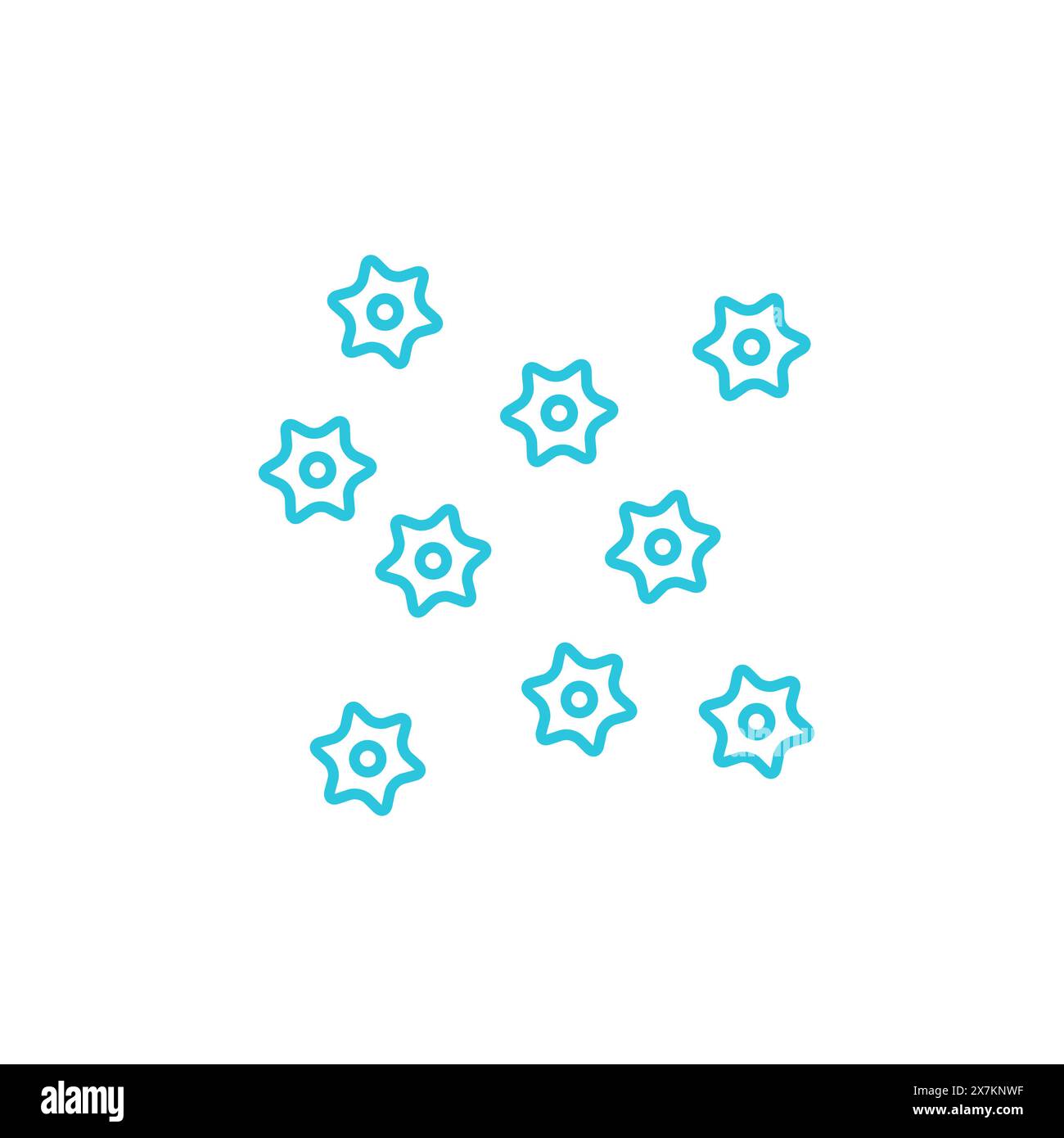 Little stars pasta icon, Stelline, Isolated on white background. From ...