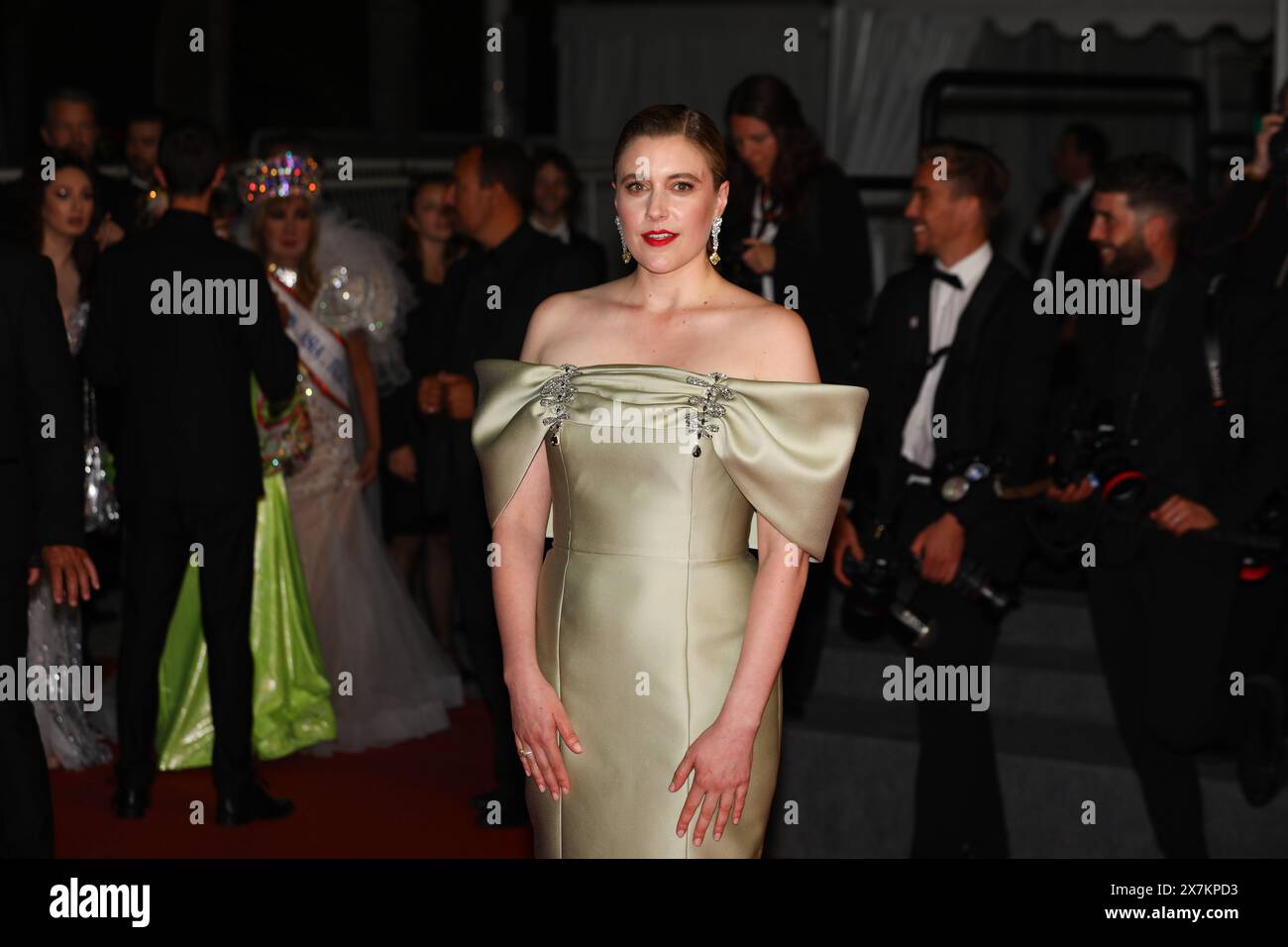 May 20, 2024, Cannes, Cote D'azur, France: GRETA GERWIG walks the red carpet ahead of 'The ...