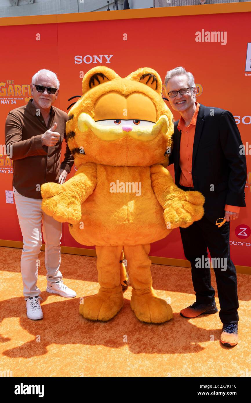 Hollywood, USA. 19th May, 2024. John Debney, Garfield and Mark Dindal ...