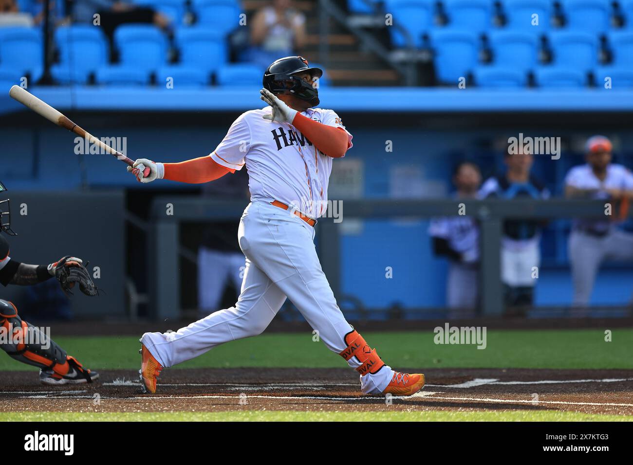 Staten Island FerryHawks Pablo Sandoval #48 singles during the fourth ...