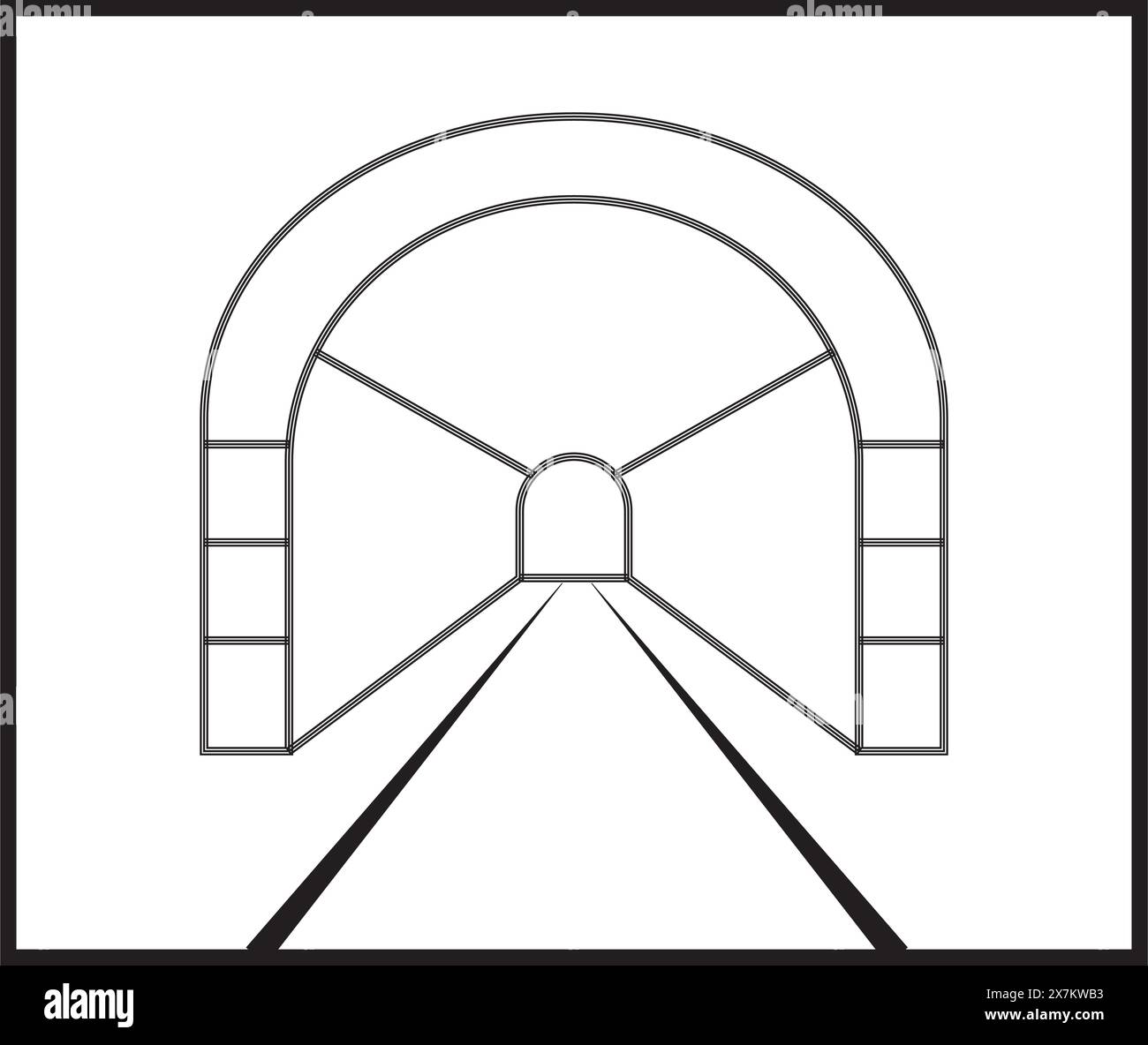 tunnel icon design vector illustration Stock Vector Image & Art - Alamy