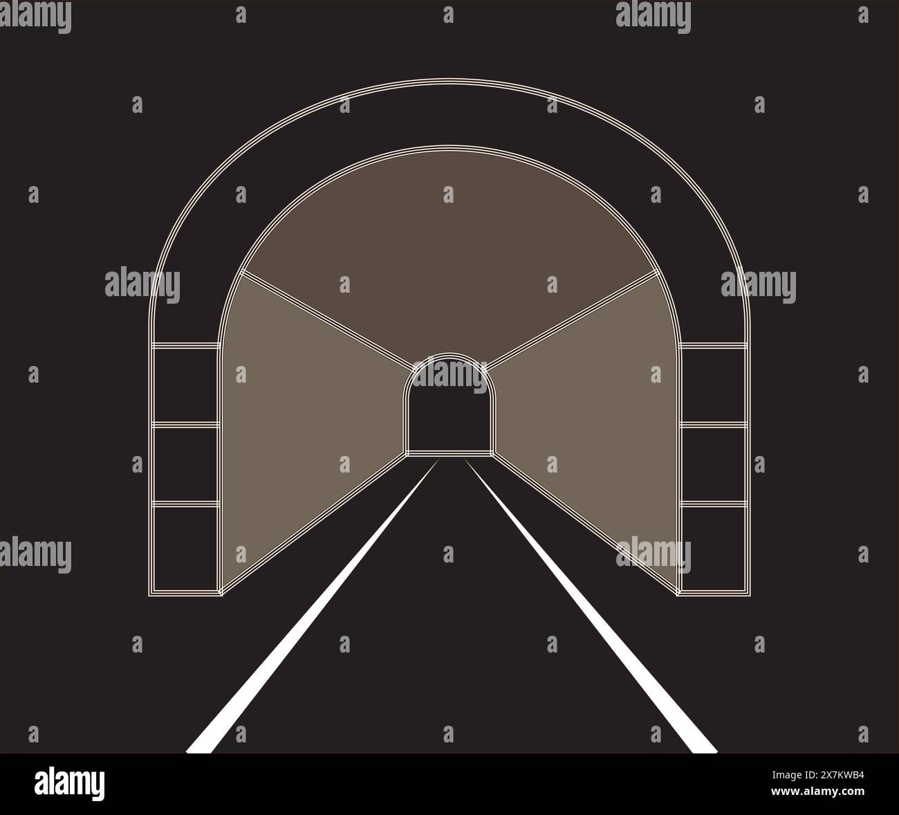 tunnel icon design vector illustration Stock Vector Image & Art - Alamy