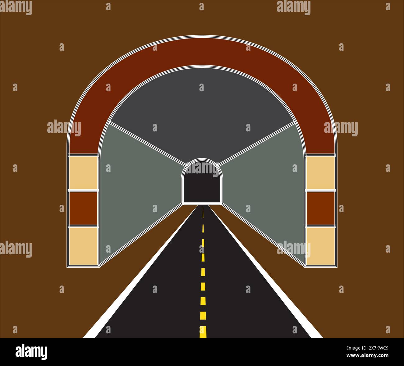 tunnel icon design vector illustration Stock Vector Image & Art - Alamy