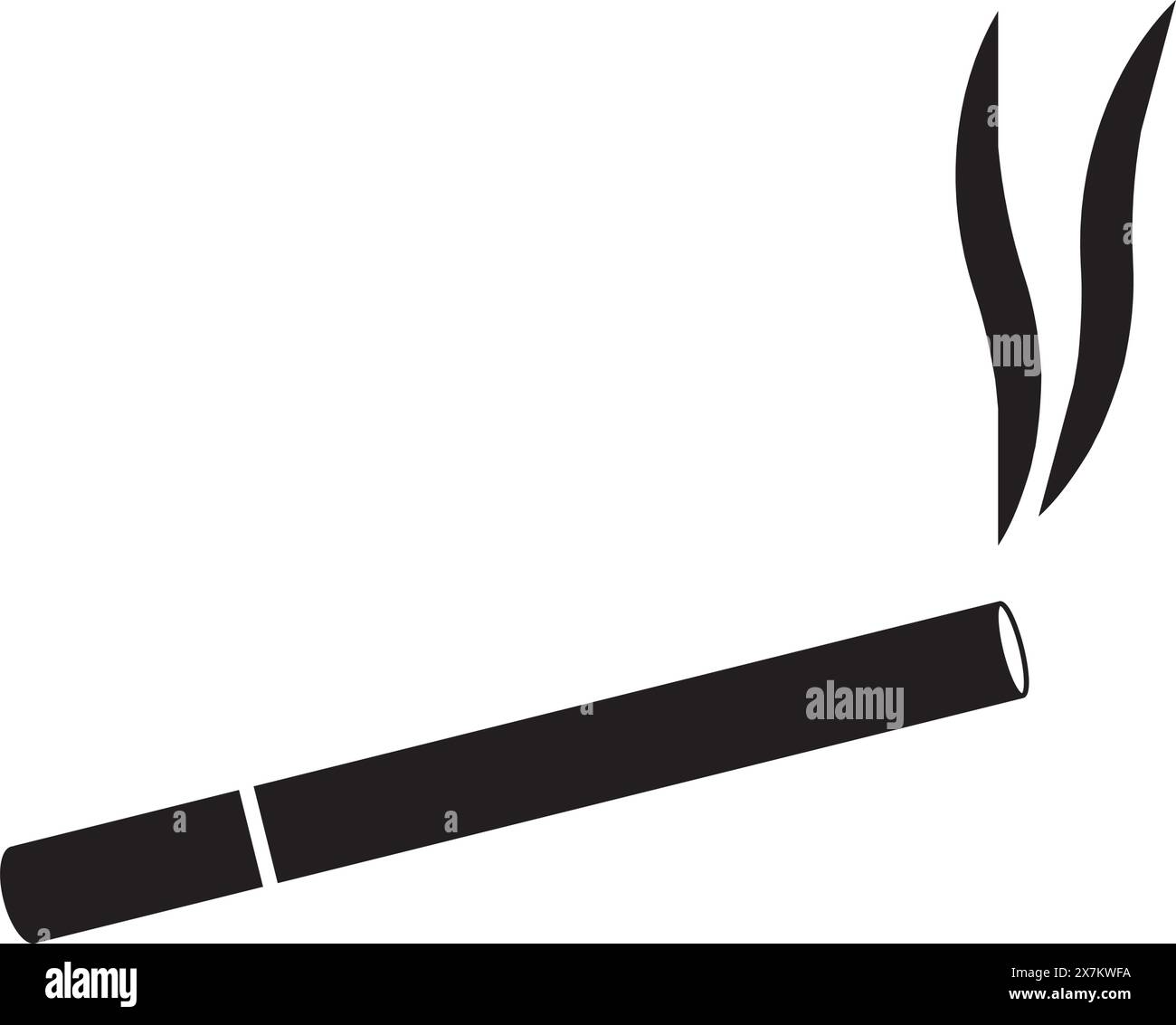 cigarette icon vector illustration symbol design Stock Vector Image ...