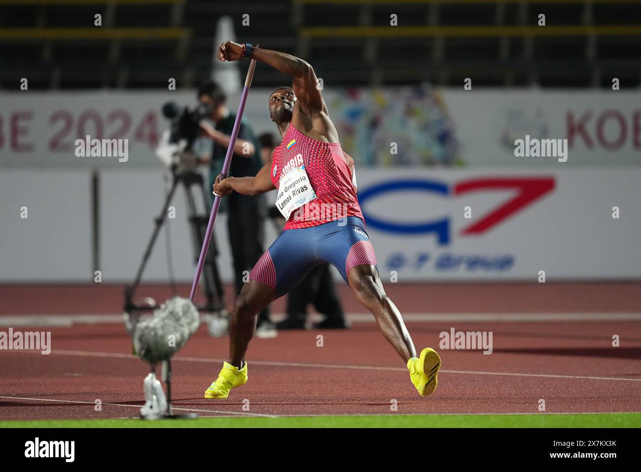Hyogo, Japan. 20th May, 2024. Jose Gregorio LEMOS RIVAS (COL) Athletics ...
