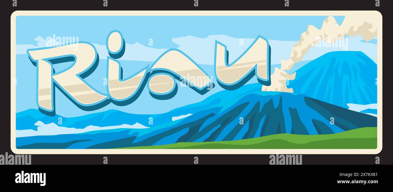 Most active volcano in indonesia Stock Vector Images - Alamy