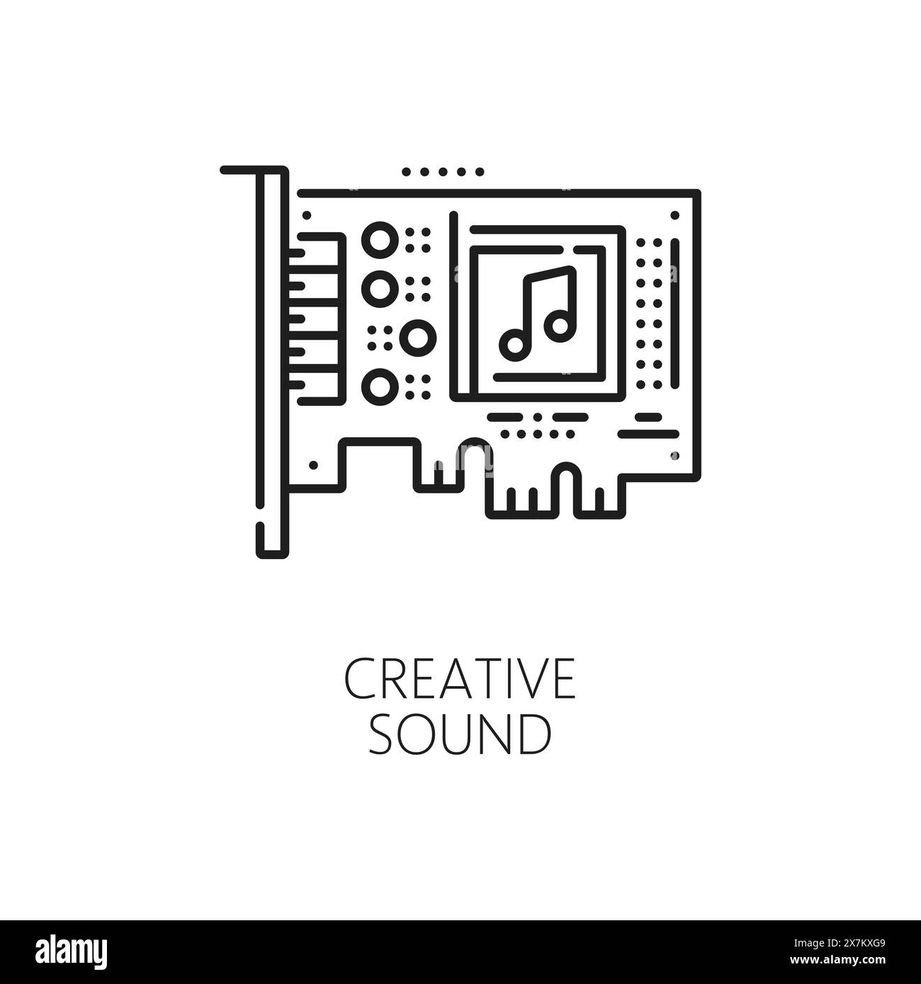 Pc hardware product Stock Vector Images - Alamy