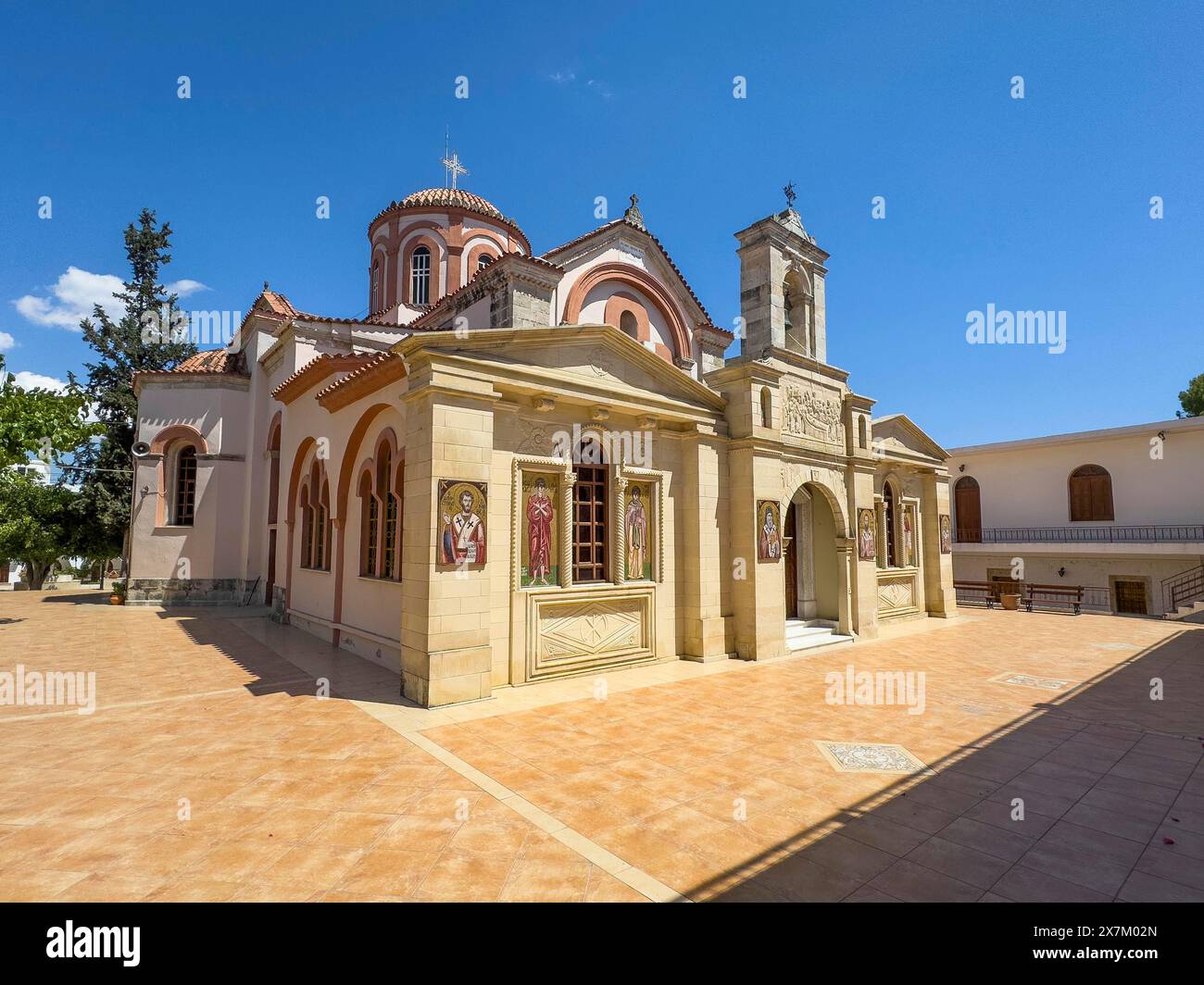 Exterior view of historic orthodox church monastery church Zoodochos ...