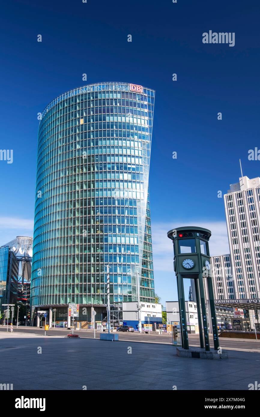 Potsdamer Platz, skyscrapers, railway tower, Beisheim Center, Ritz ...