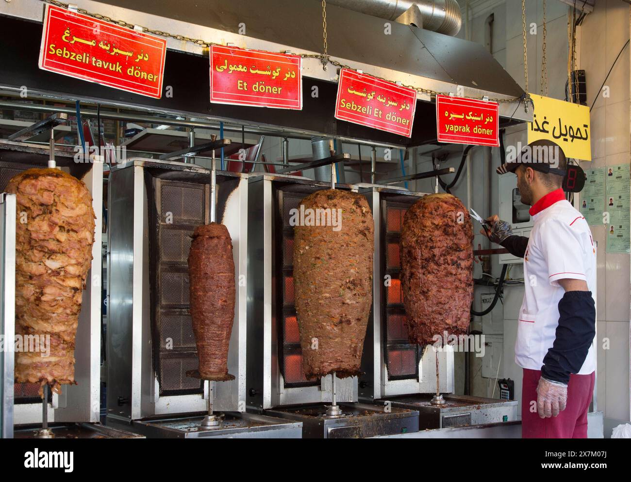 Kebab snack bar in Tehran on 06/04/2015, Tehran, Iran Stock Photo - Alamy
