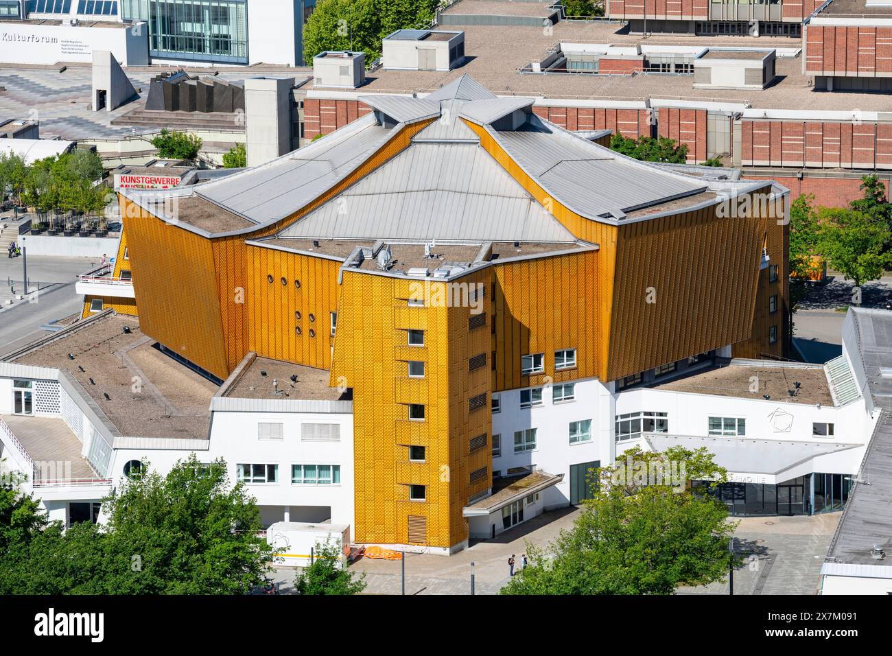 View of the Philharmonic Hall and Chamber Music Hall, Kulturforum ...