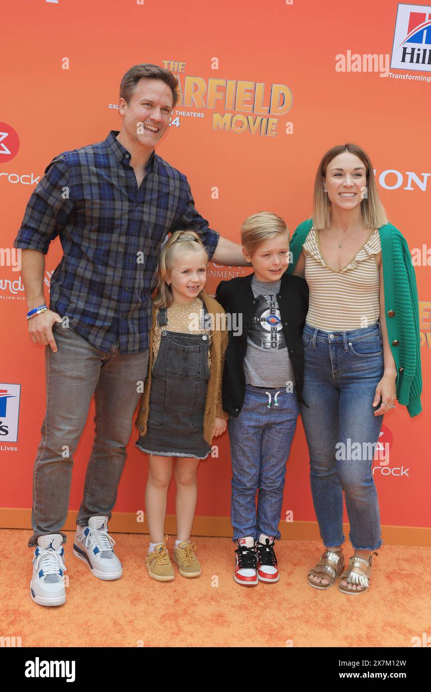May 19, 2024, Los Angeles, California, USA: Scott Porter, family at the ...