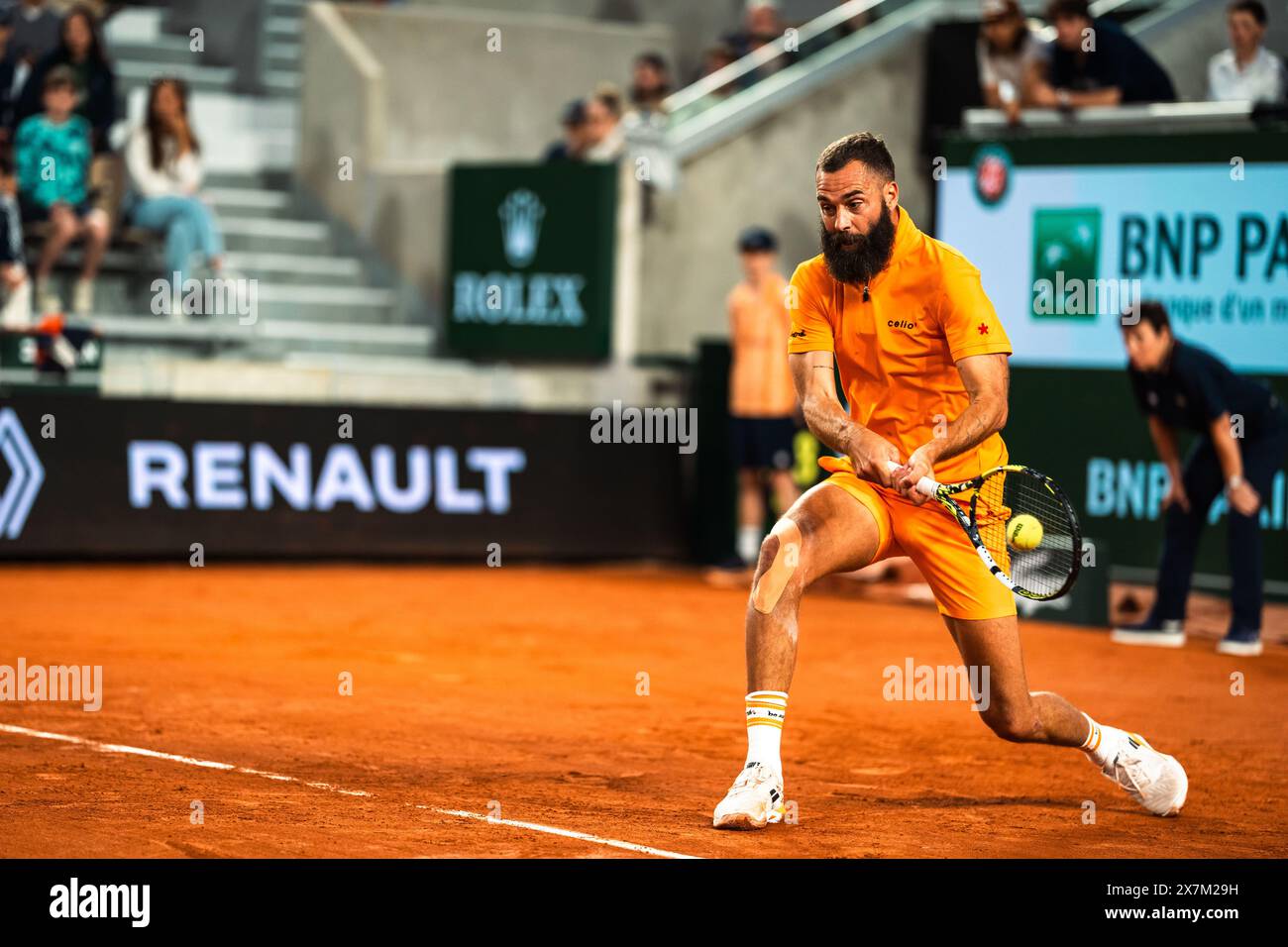 Benoit PAIRE (FRA) during the Roland-Garros 2024, ATP and WTA Grand Slam tennis tournament on ...