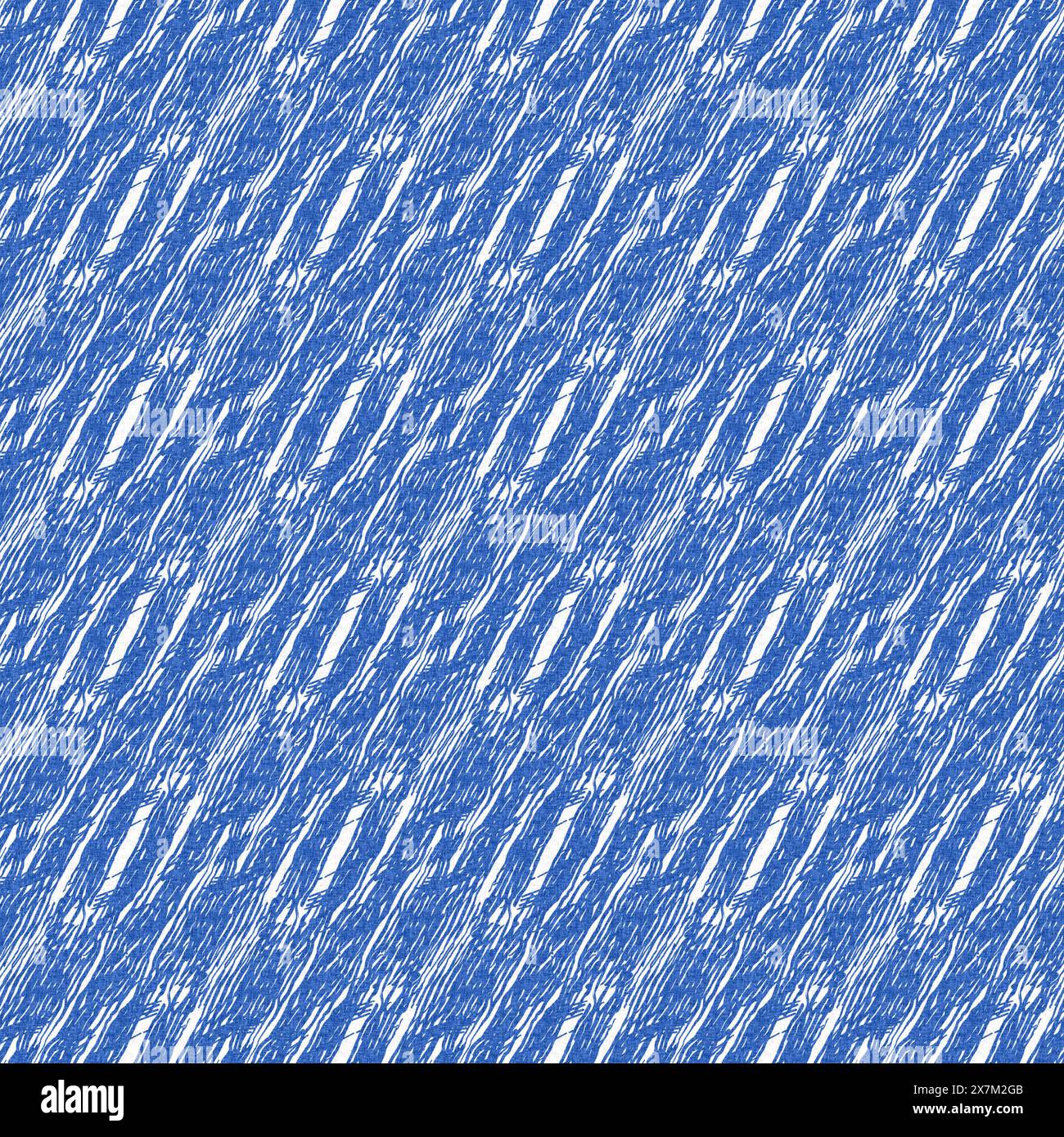 Wavy abstract electric blue weave pattern with broken linear stripe ...