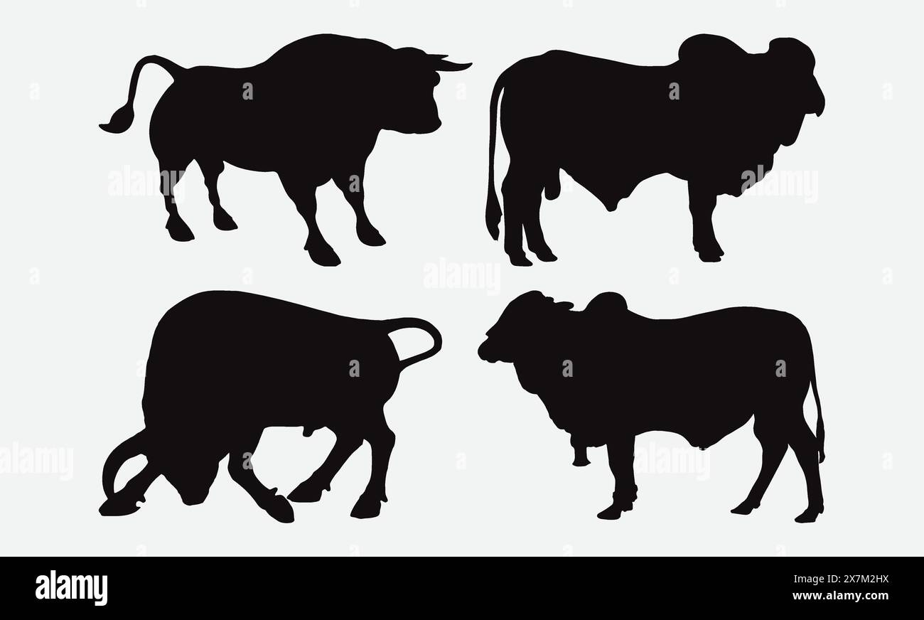 Herd cattle farm in Stock Vector Images - Alamy