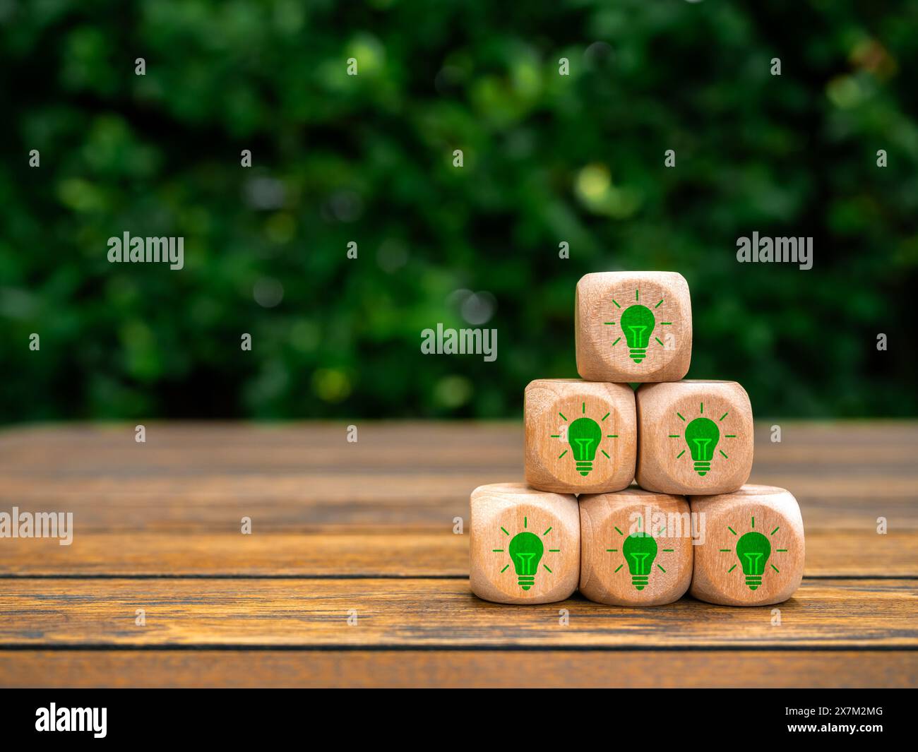 Green energy, creative idea thinking strategy, solution and eco ...