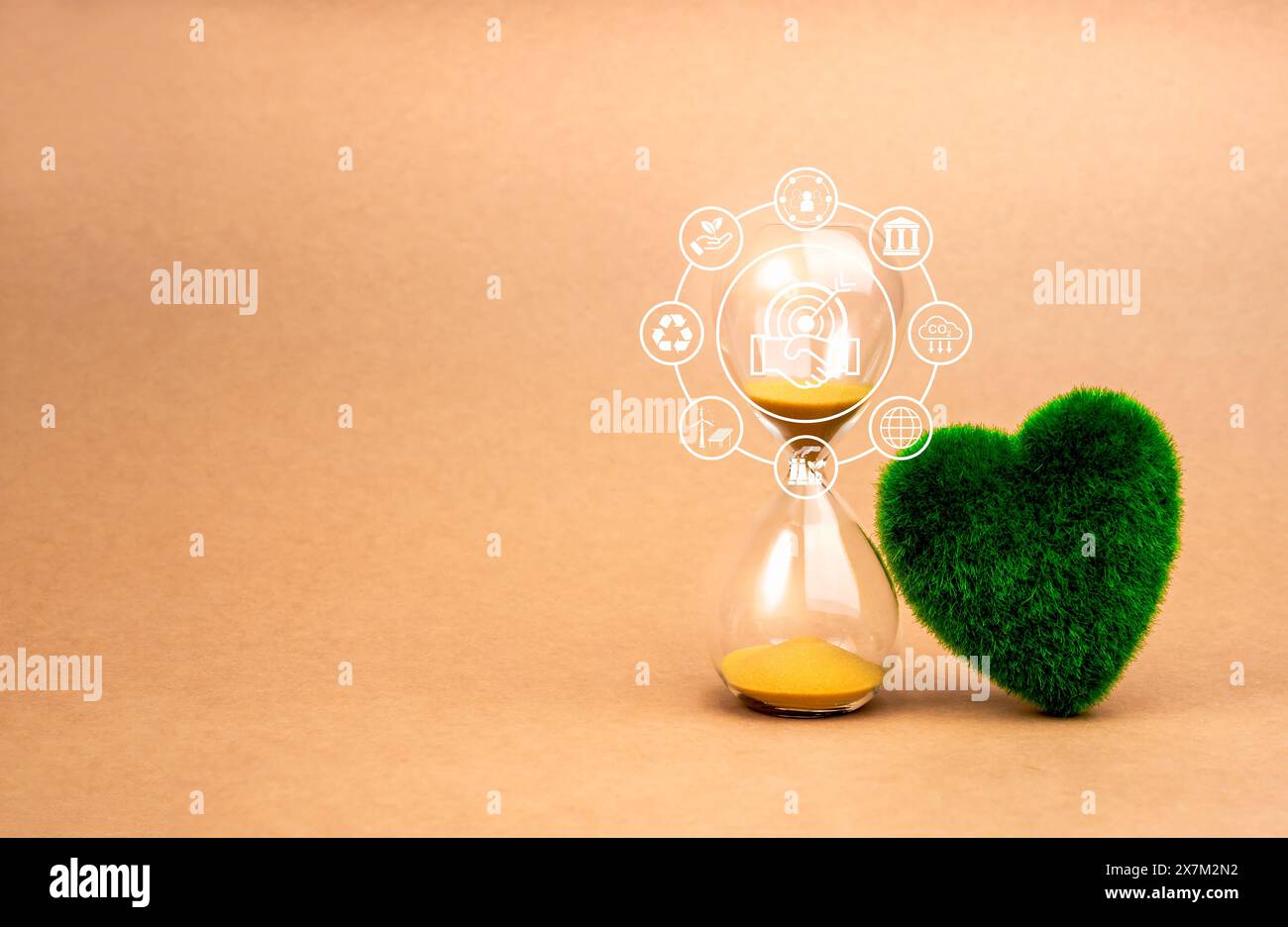 ESG, Green life sustainability, environment collaboration ...