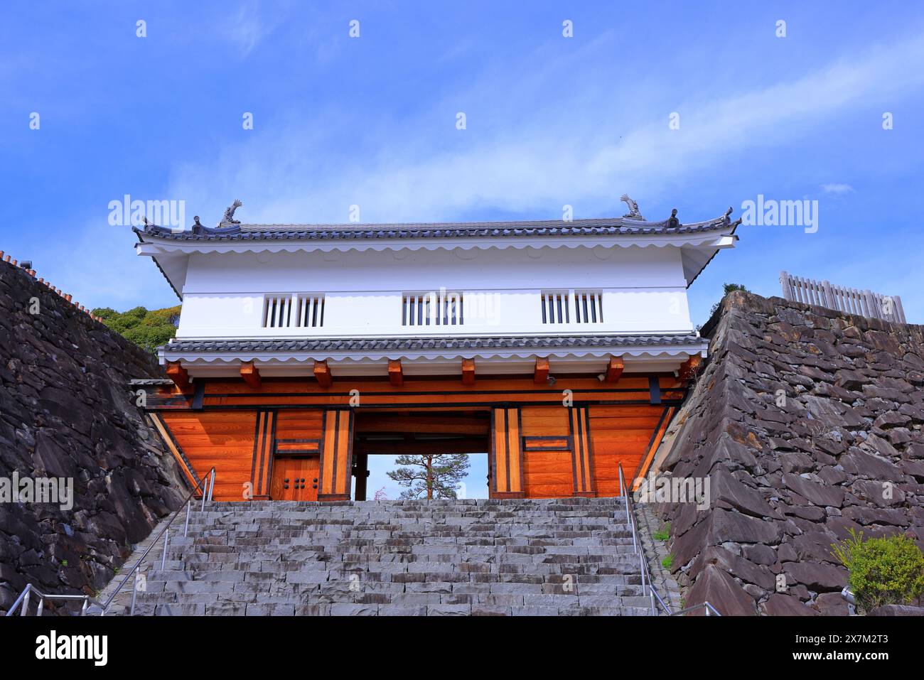 Maizuru Castle Park with cherry blossoms at Marunouchi, Kofu, Yamanashi ...