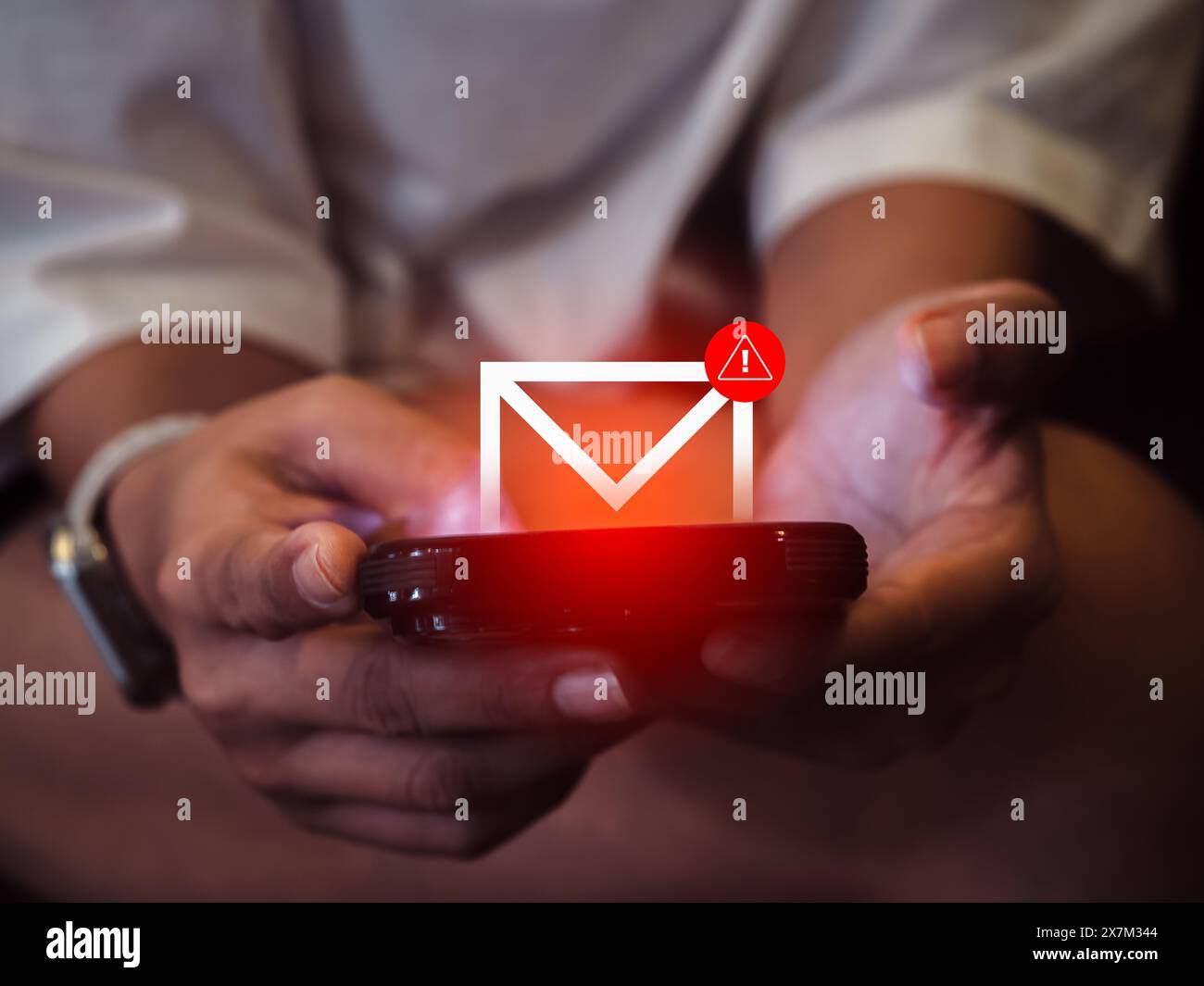 SMS spam and fake text message phishing from scammer concept. System ... SMS spam and fake text message phishing from scammer concept. System ...